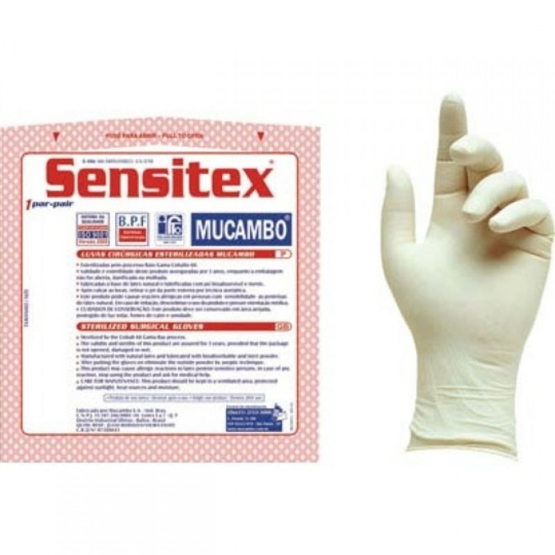 Luvas Cirúrgica Estéril Sensitex Par Mucambo
